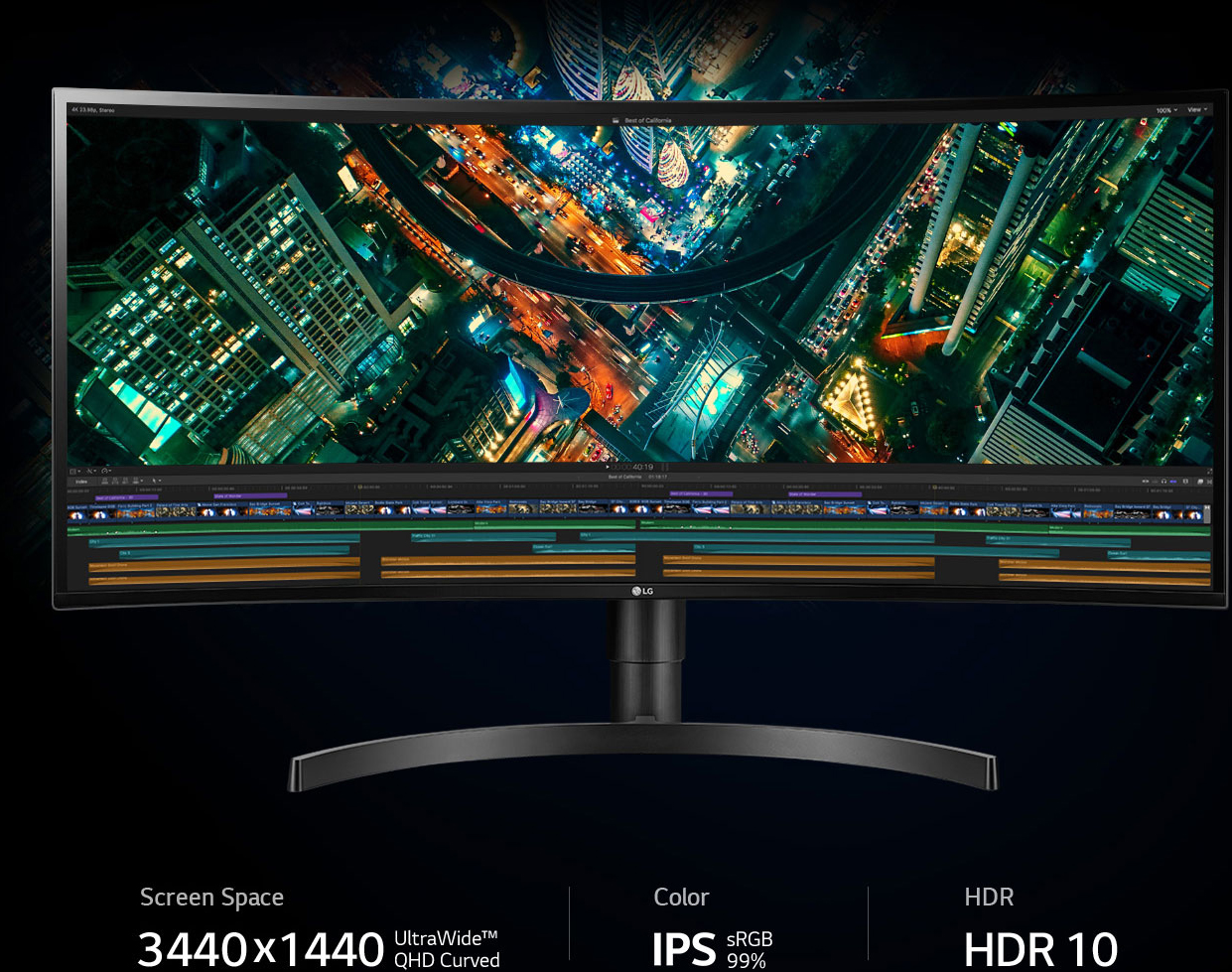 Màn Hình LG UltraWide 34WN80C-B (34" IPS 2K UWQHD 60Hz Curved) | Tìm ...